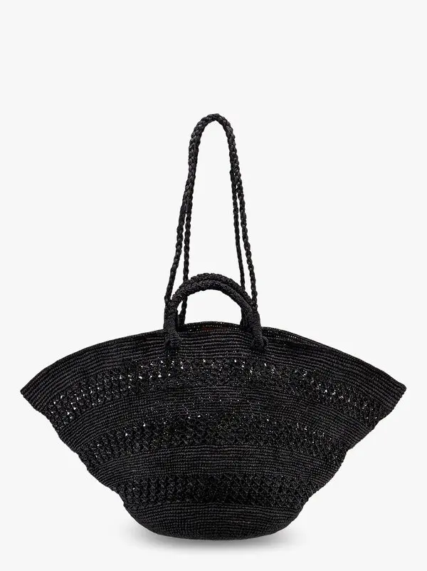 IBELIV Sol Perforated Raffia Handbag