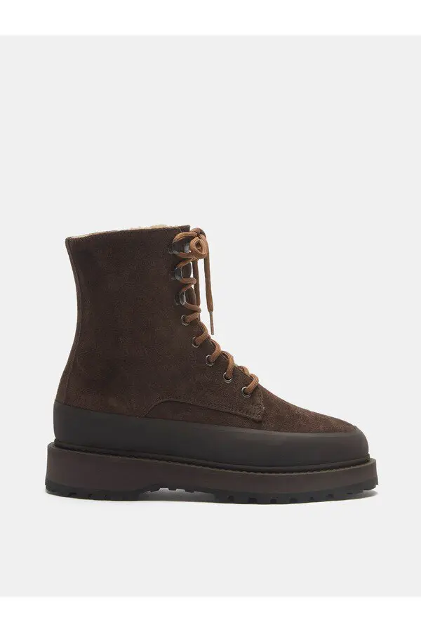 Le Monde Beryl Dolomite Suede Boots - Brown