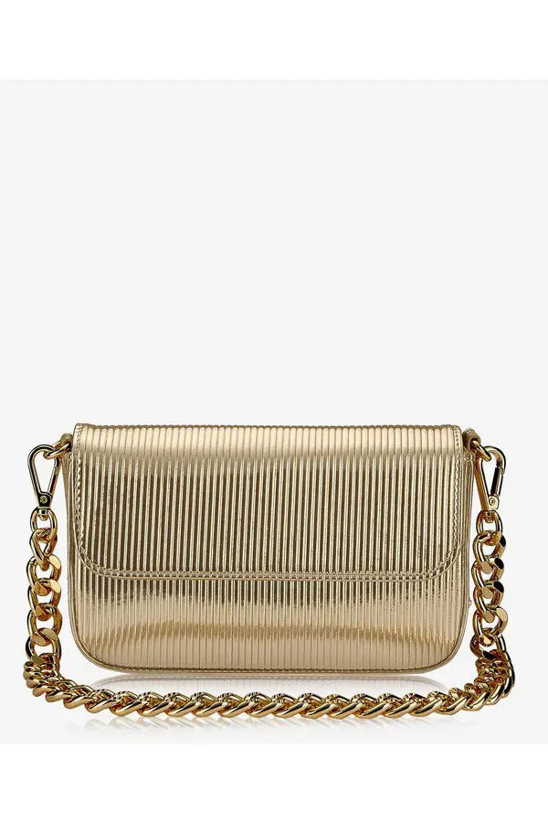Gigi New York Twiggy Embossed Shoulder Bag - Stripe