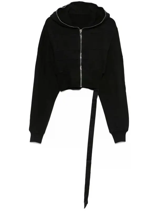 Rick Owens Collage Gimp Hoodie - Black
