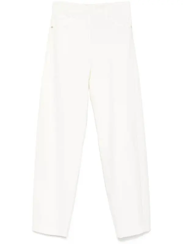 GENNY Tapered Trousers - Neutrals
