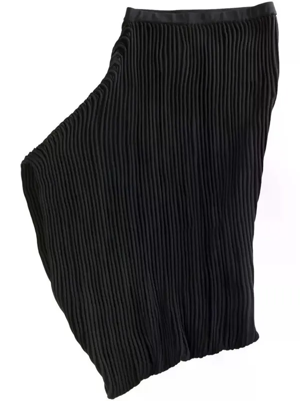 Issey Miyake Asymmetric Plissé Skirt