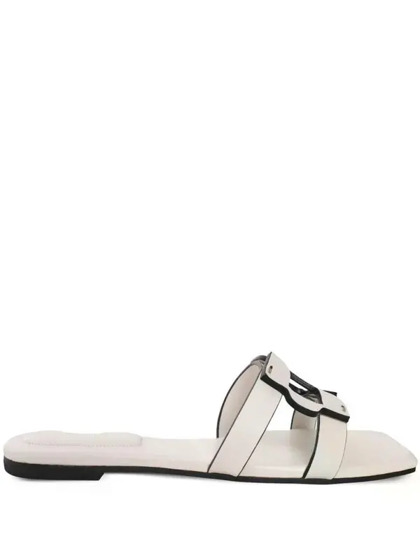 Simkhai Leather Slides - Neutrals
