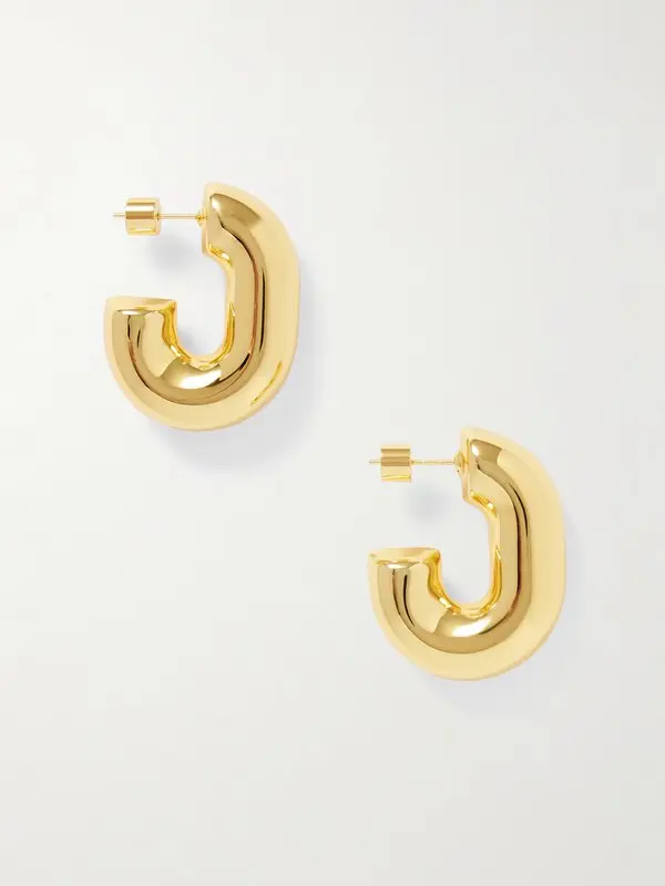 MARTHA CALVO Kayla Link -plated Earrings