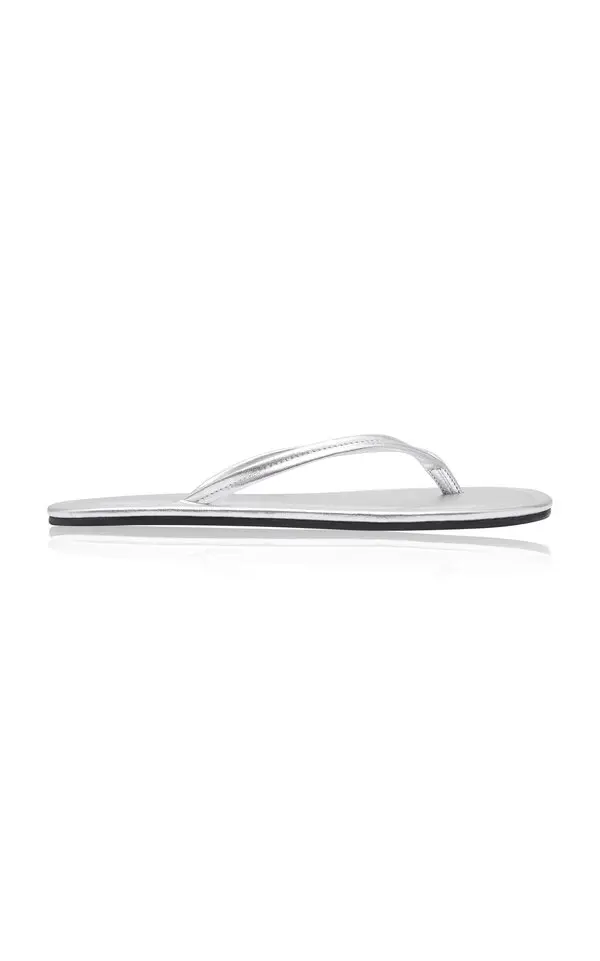 ST. AGNI Thong Detail Slide - Silver