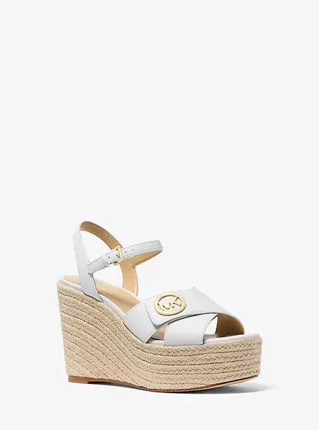 Michael Kors Hannah Wedge Sandal - White