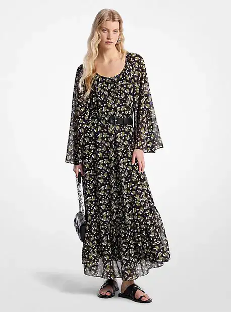 michael michael kors floral embroidered mesh dress Toad & Co Women's Sunkissed Maxi Dress Black / L
