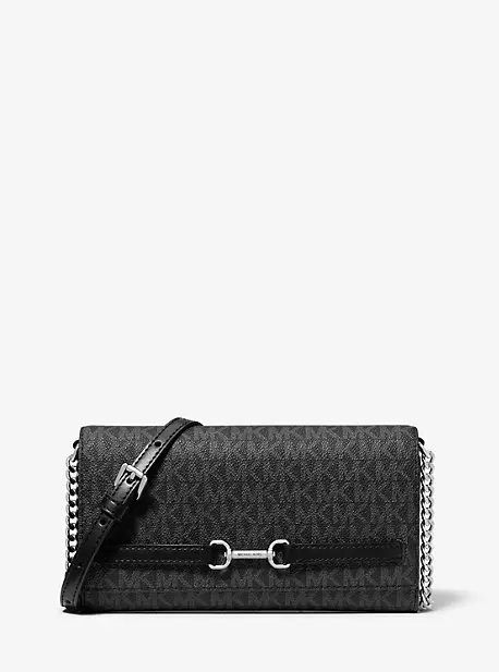 Michael Kors Carson Large Convertible Crossbody Bag - Black