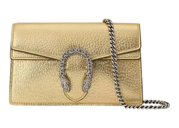 Gucci Dionysus Super Mini Bag - Gold