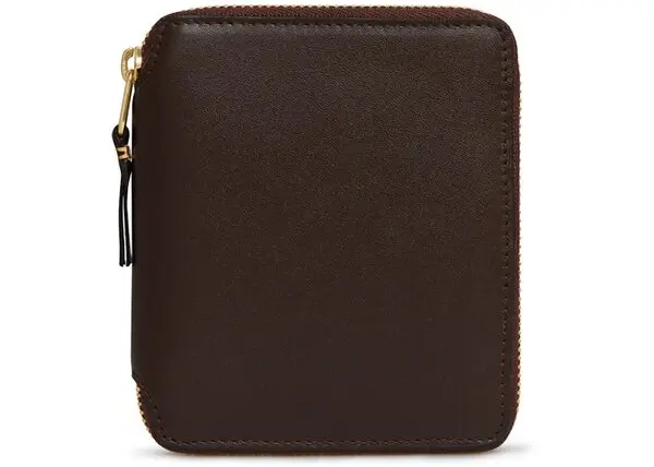 Comme Des Garçons Sa2100 Classic Plain Wallet - Brown