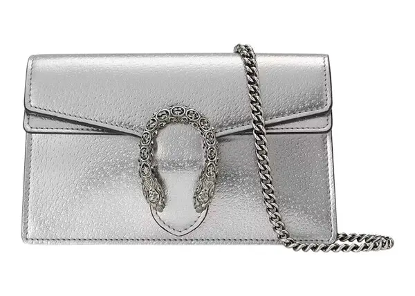 Gucci Dionysus Super Mini Bag - Silver