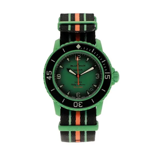 SWATCH Blancpain X Scuba Fifty Fathoms Indian Ocean So35i100