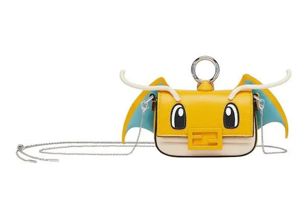 Fendi X Frgmt X Pokemon Nappa Leather Nano Baguette Charm