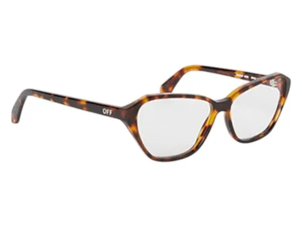 Off-White Style 37 Eyeglasses - Havana Blue Light Block (oerj037f23pla0016000/fr)
