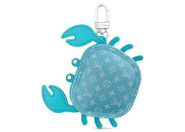 LOUIS VUITTON Crab Bag Charm - Blue