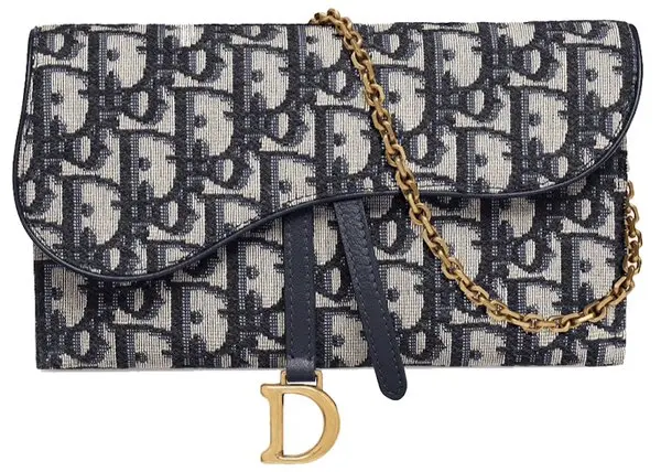 Dior Saddle Wallet Oblique
