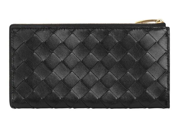 Bottega Veneta Intrecciato L Zip Around Wallet