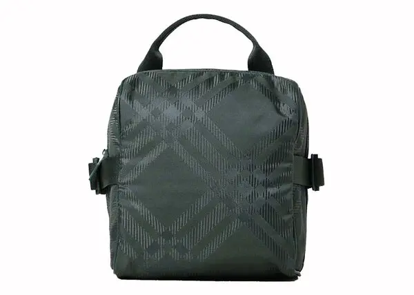 Burberry Jacquard Checked Cross Body Bag