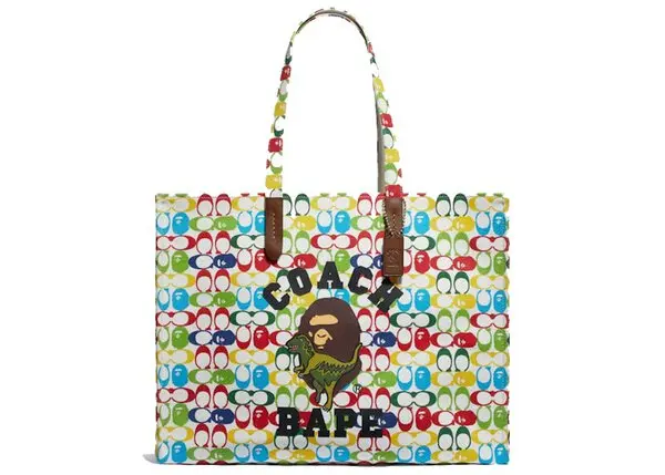 Coach X Bape Signature Canvas Tote 47 - Brass