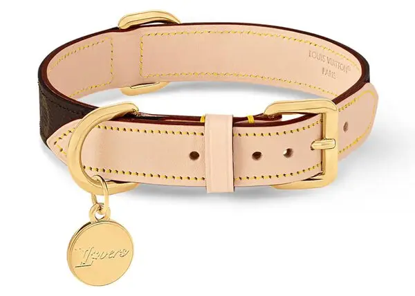 LOUIS VUITTON Dog Collar Pm