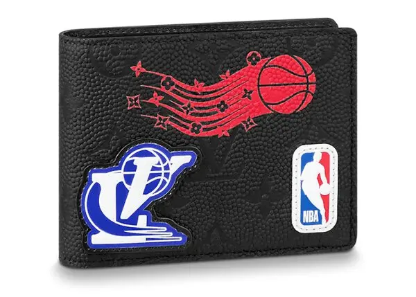 LOUIS VUITTON X Nba Hero Jacket Leather Ple Wallet Monogram