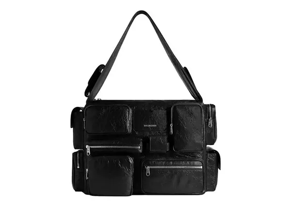 Balenciaga Superbusy Large Sling Bag - Black