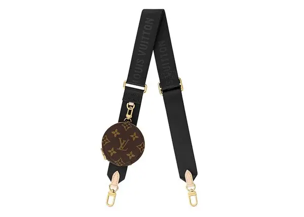 LOUIS VUITTON Bandouliere Round Coin Purse Monogram