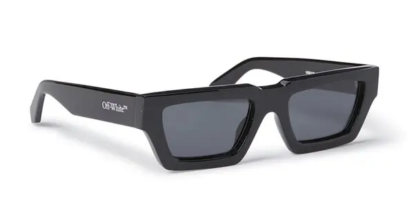 Off-White Manchester Sunglasses - Black/dark Grey/grey (oeri129s24pla0011007