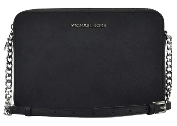 Michael Kors Jet Set East West Crossbody Bag Large - Black