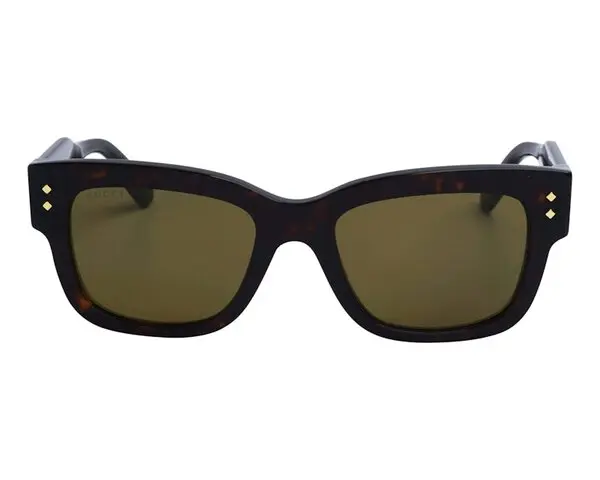 Gucci Square Frame Tortoiseshell Sunglasses