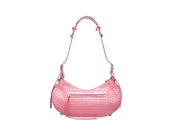 Balenciaga Le Cagole Small Embossed Shoulder Bag