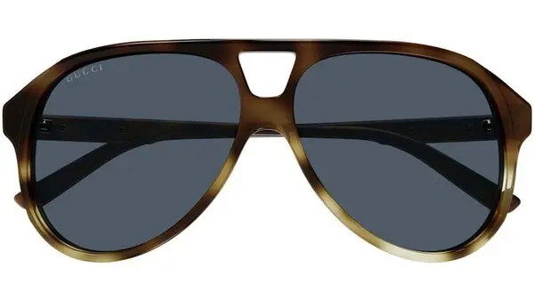 Gucci Tortoise Aviator Frame Sunglasses