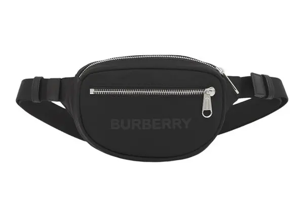 Burberry Logo Print Nylon Cannon Bum Bag