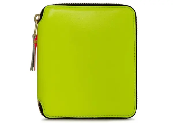 Comme Des Garçons Sa2100sf New Super Fluo Wallet - Yellow