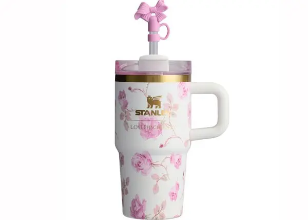 STANLEY X Loveshackfancy Flowstate Quencher 20oz Tumbler - Ribbonrosa