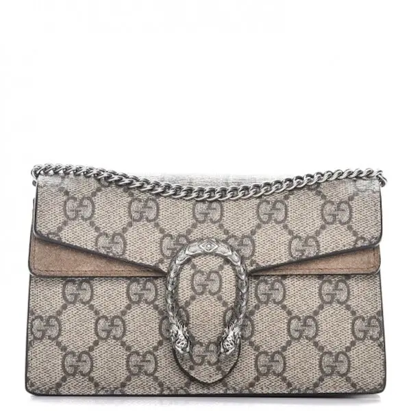 Gucci Dionysus Gg Supreme Super Mini - Beige