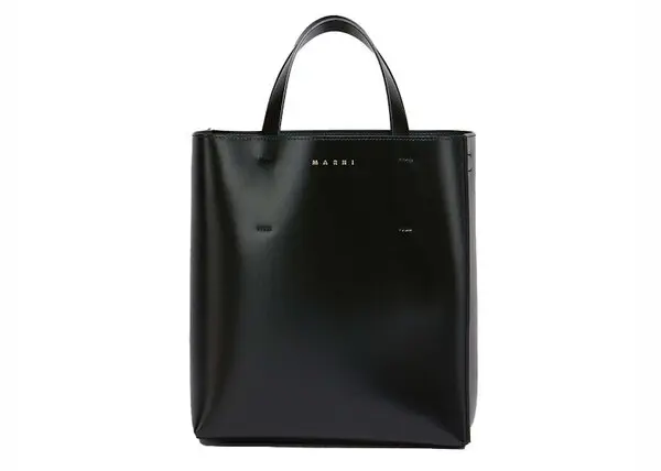 Marni Borsa Museo Piccola Leather Tote - Nera