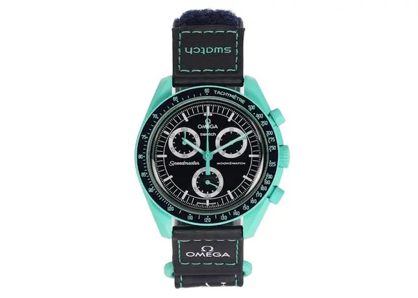 SWATCH X Omega Moonswatch Mission On Earth Polar Lights Watch