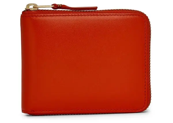 Comme Des Garçons Sa7100 Colour Plain Wallet - Orange