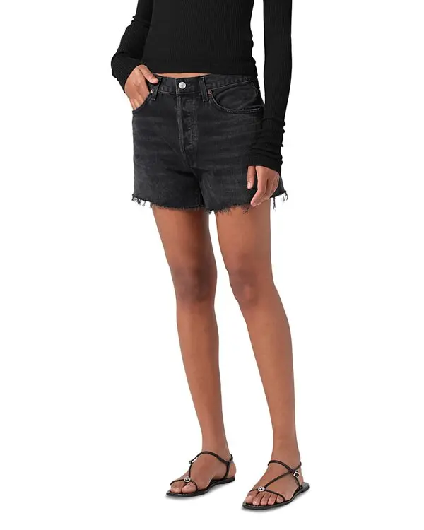 AGOLDE Parker Cutoff Shorts - Fright