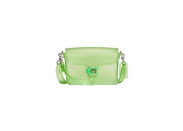 Coach Jelly Tabby Shoulder Bag - Silver/green
