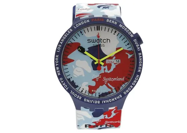 SWATCH X Bape Big Bold Paris Edition Watch