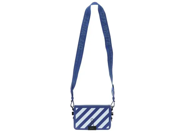 Off-White Diagonal Stripe Mini Flap Bag