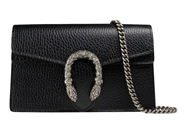 Gucci Dionysus Super Mini Shoulder Bag - Black
