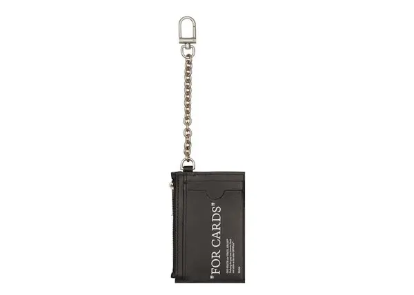 Off-White Quote Bookish Key Ring Card Case