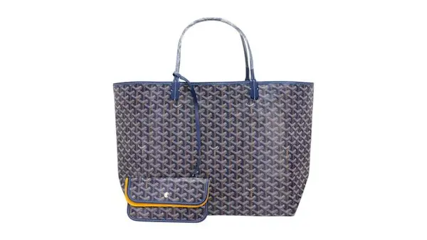 Goyard Saint Louis Tote Gm - Navy Blue