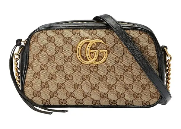 Gucci Gg Marmont Zip Around Shoulder Bag