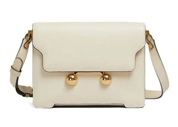 Marni Botrsa Trunkaroo Medium Shoulder Bag - Ecru