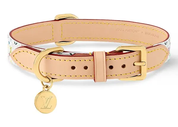 LOUIS VUITTON X Takashi Murakami Monogram Dog Collar Mm