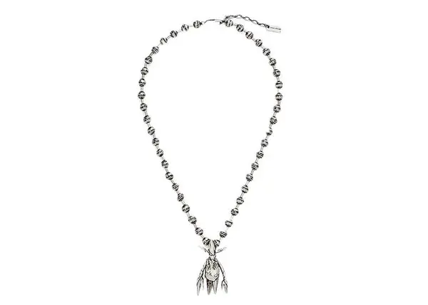 Marc Jacobs X Futura Pointman Necklace - Silver/plated Brass